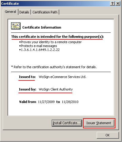 Trust Supplier ID-WoSign SSL Certificates!